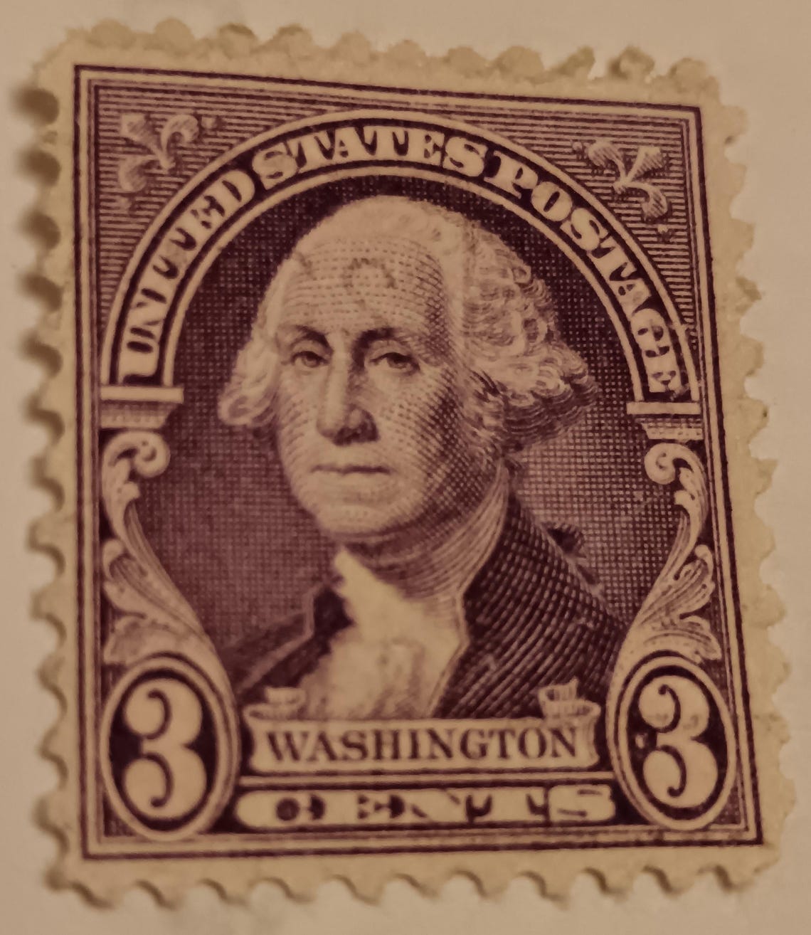 Rare USA Stamp George Washington. 3 Cent. Purple. - Etsy