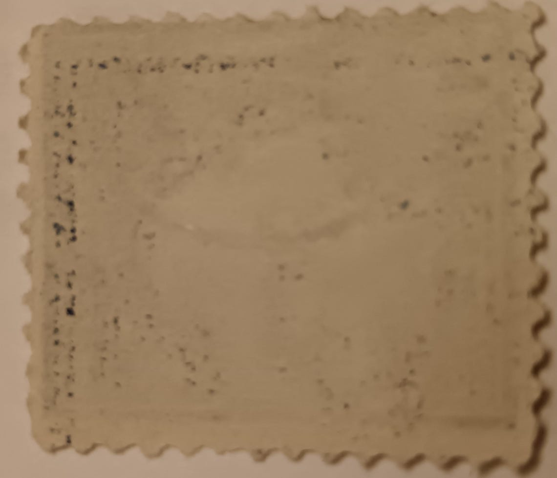 RARE USA Vintage George Washington Stamp 5 Cents. Blue. - Etsy