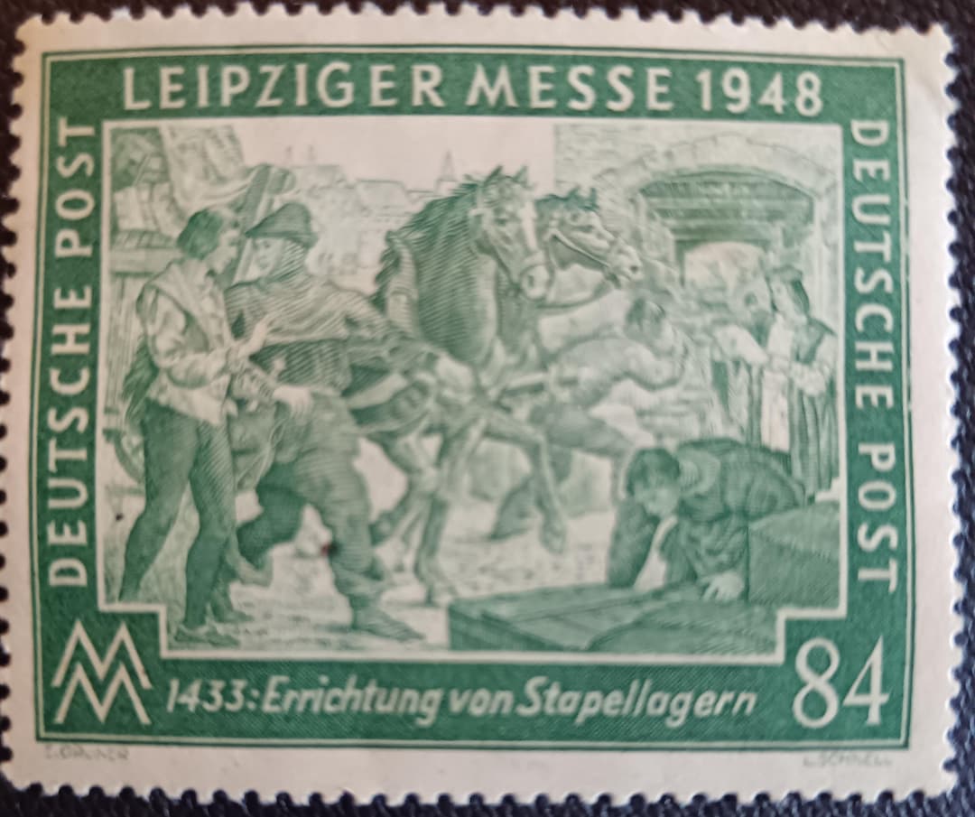German Vintage Stamp. 1948. Germany Allied Occupation Leipzig Fair ...