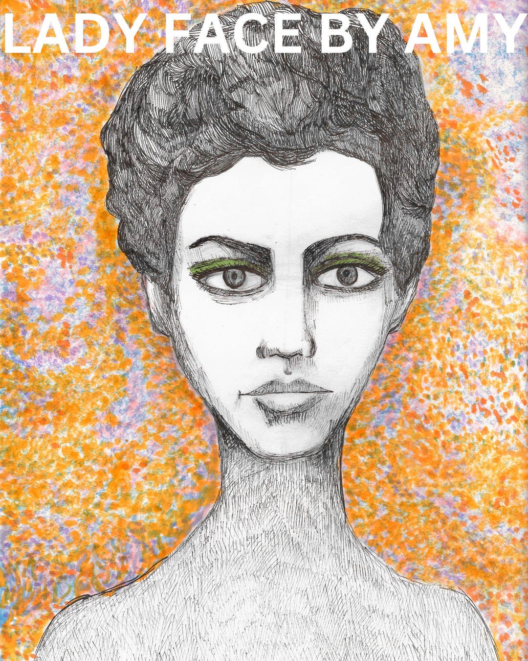 Margot; Digital Art Print of Female Portrait, Wall Art, 8"x10 ...