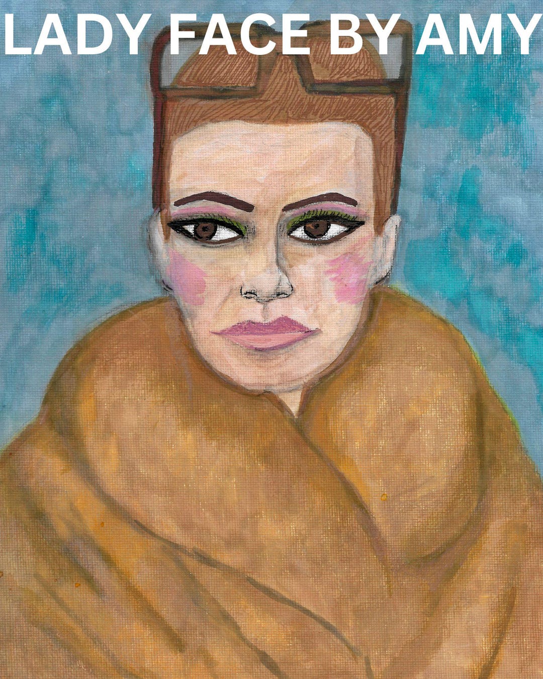 Maxine; Art Print of Female Portrait, Wall Art, 8”x10”, Unframed - Etsy