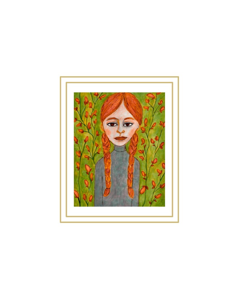 Willa; Print of Female Portrait, Wall Art, 8”x10”, Unframed - Etsy