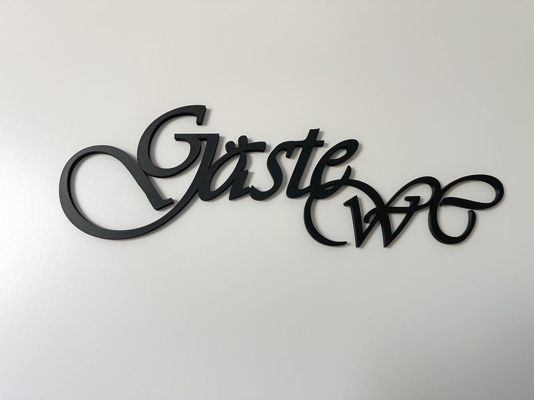 Writing Guest WC Guest WC Sign Sign for Guest Bathroom Bathroom ...