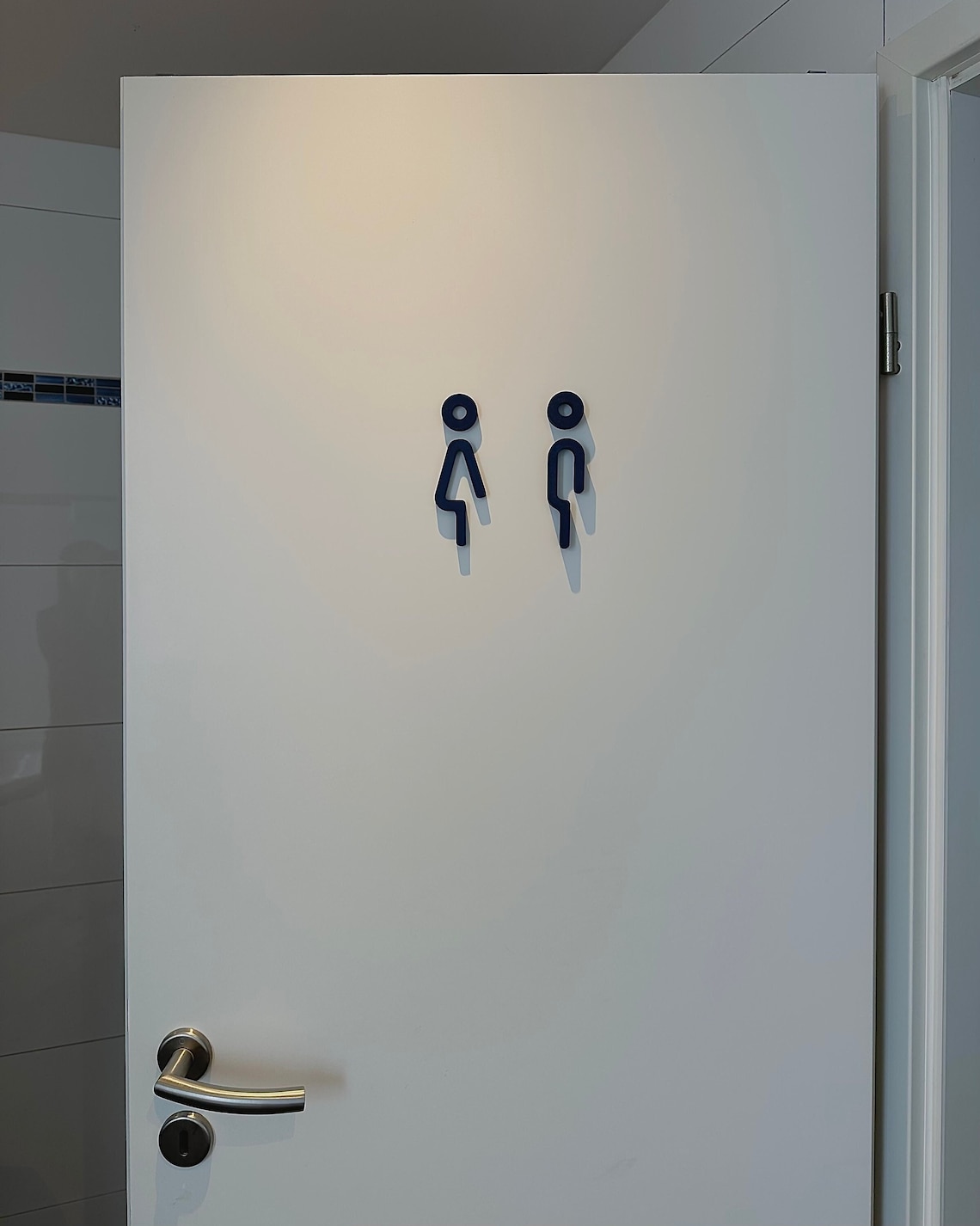Toilettenschild, WC Schild, Gäste WC-Schild, Badezimmer Dekoration, 3D ...