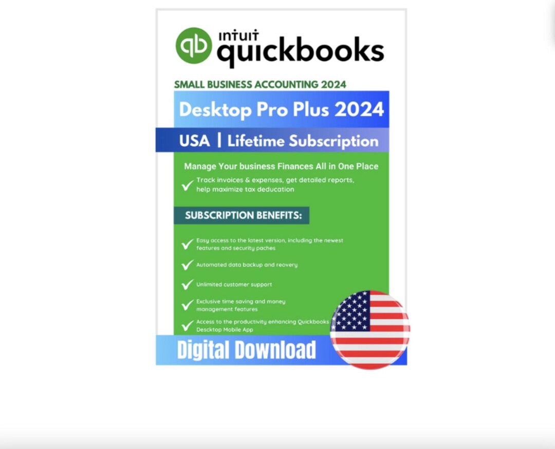 Quickbooks Desktop Pro Plus 2024 Official License Key Lifetime ...