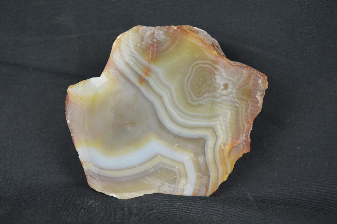 Gorgeous Carnelian Banded Agate Specimen Oregon Unpolished Chakra Raw ...