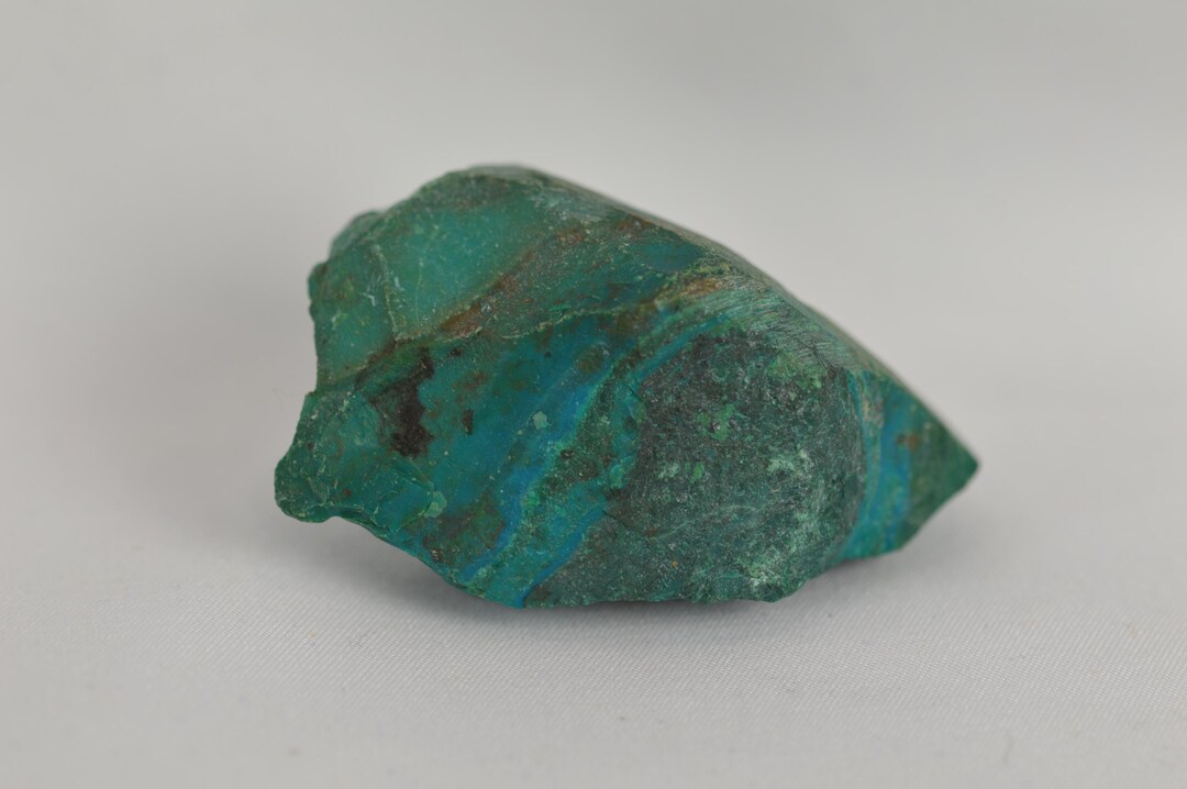 Pretty Parrot Wing Chrysocolla Specimen Chakra Meditation Raw Rough ...