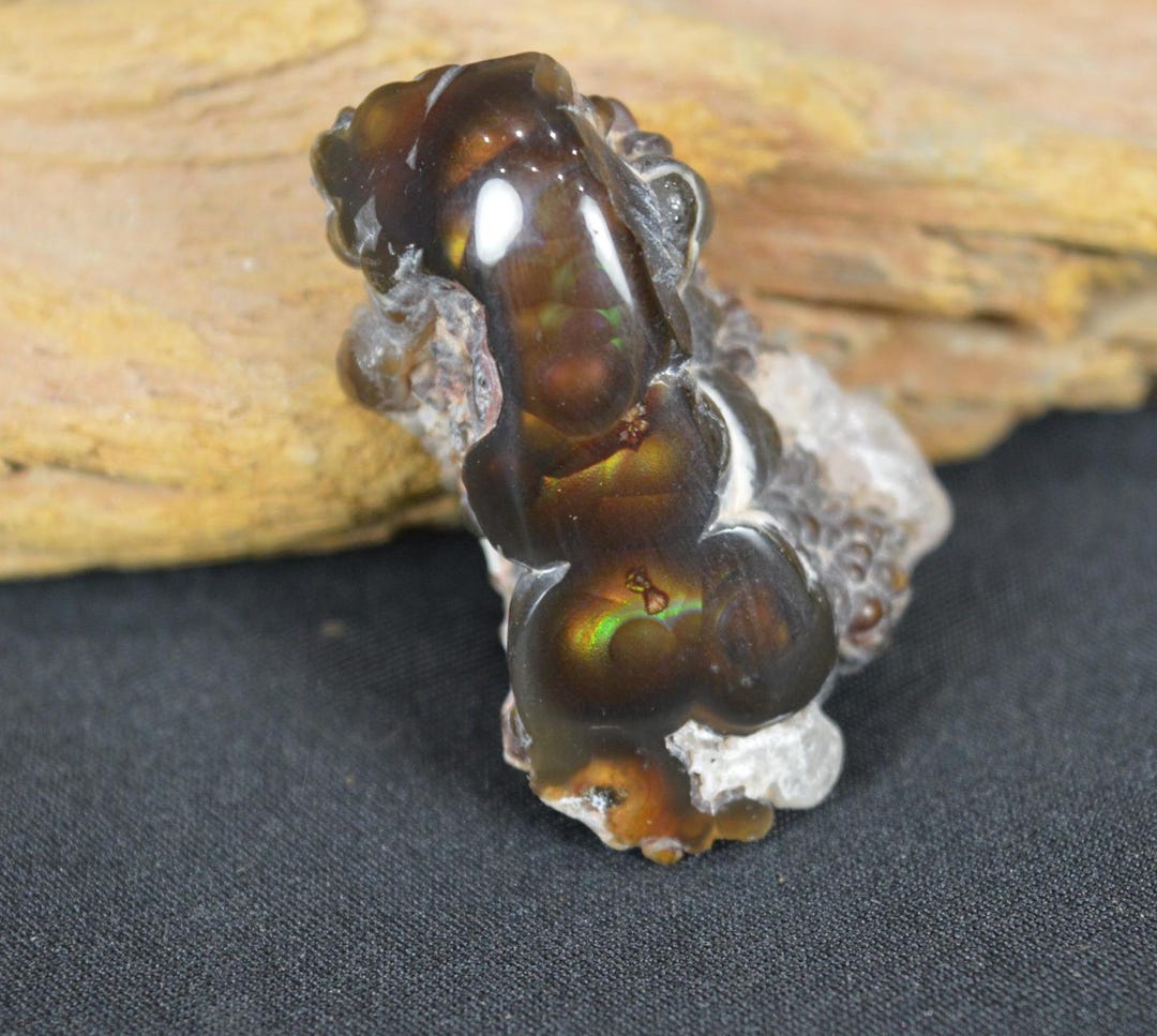 Stunning Fire Agate Specimen Chakra Meditation Raw Rough Crystal (MIN5 ...
