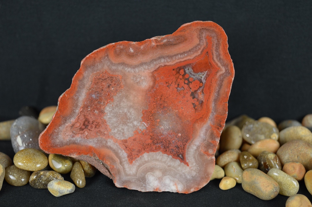 Stunning Dulcote Agate Specimen From Somerset UK Half Polished Nodule ...