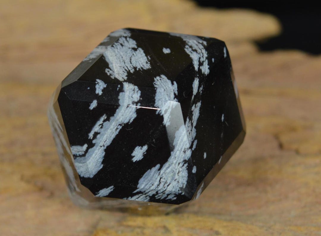 Stunning Snowflake Obsidian Polished Specimen Chakra Meditation Raw ...