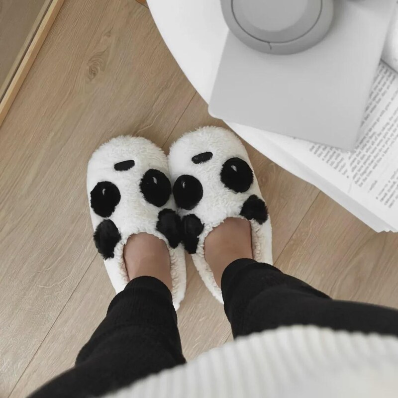 Panda Slippers - Etsy