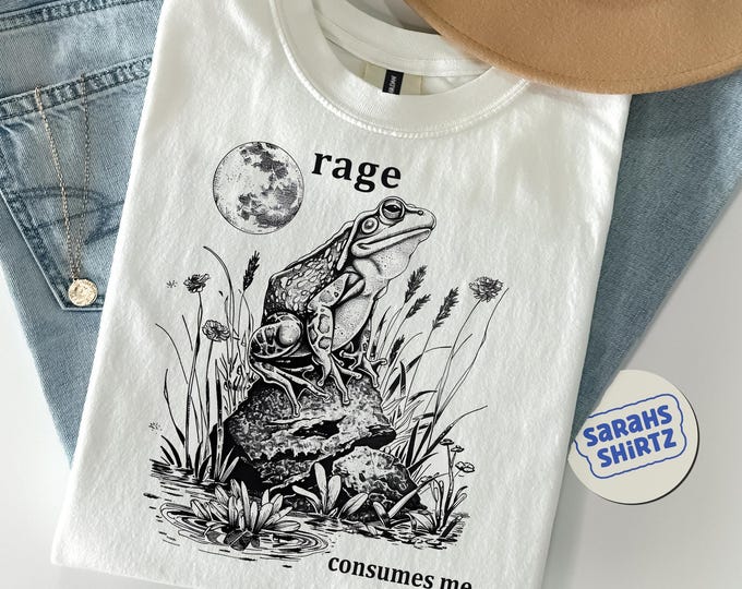 Rage Consumes Me Frog Shirt, Frog Pond Tshirt, Meme Frog Shirt, Vintage ...