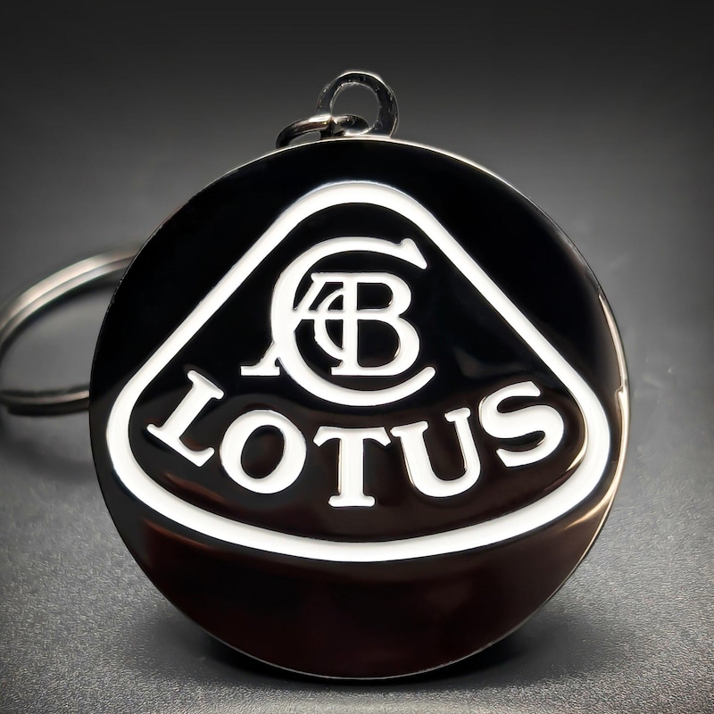 Lotus Black Keyring - Etsy