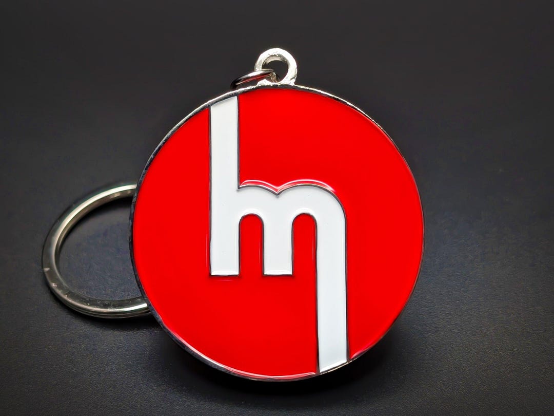 Mazda Miata Red Emblem Keychain: Double-sided Metal Original Badge, JDM ...