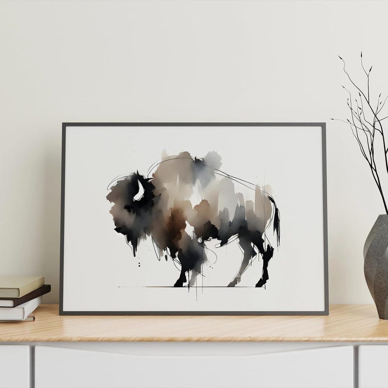 Buffalo Artwork - Etsy