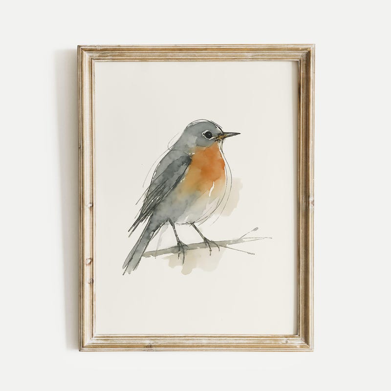 American Robin Poster - Etsy