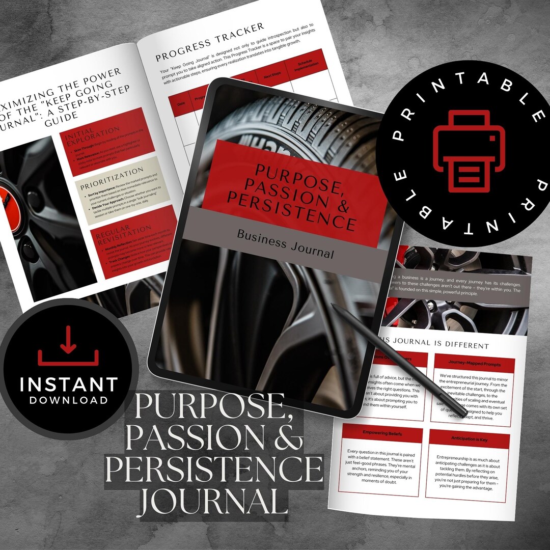 Purpose-driven Business Journal Template Digital Planner for ...