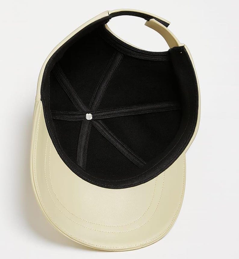 Handmade Leather Baseball Cap, Moroccan Winter Hat - Etsy