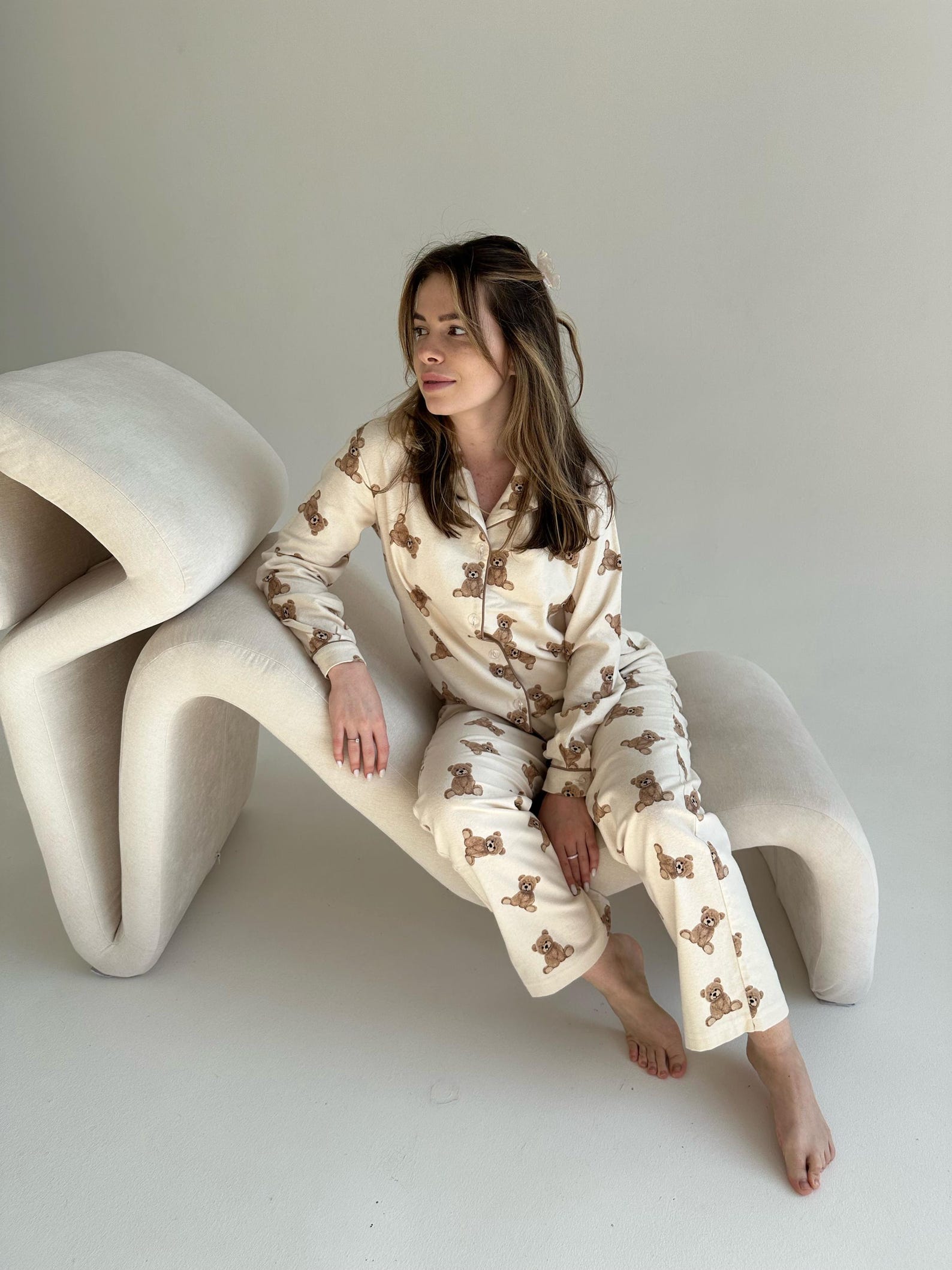 Flannel Pajamas, Cozy Pajamas, Winter Sleepwear, Warm Pajamas, Women's ...