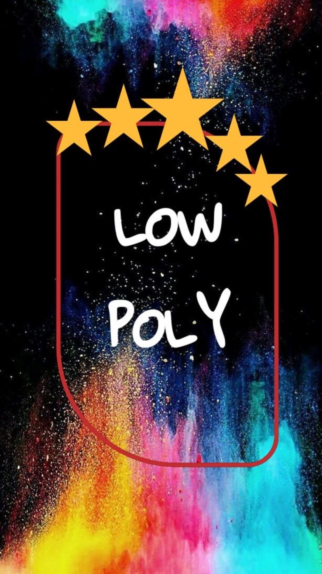 Low Poly Monopoly_go Card Sticker 5 Star Fast Respond - Etsy