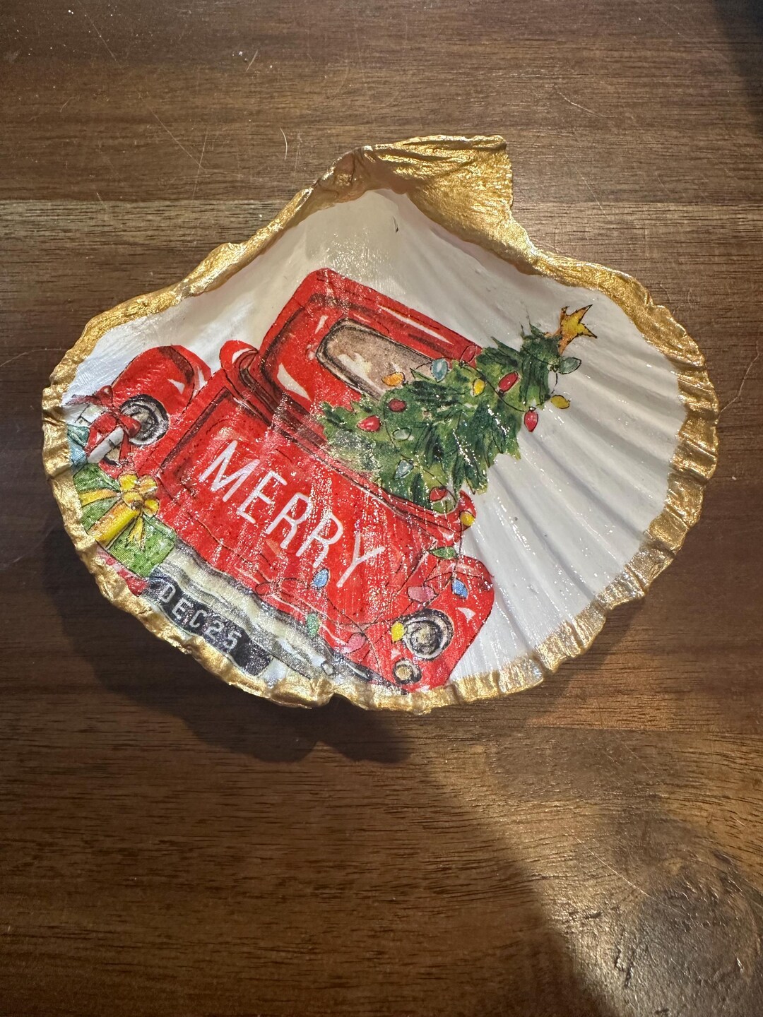 Handcrafted Decoupaged Osyter Shells and Scallop Shells - Etsy