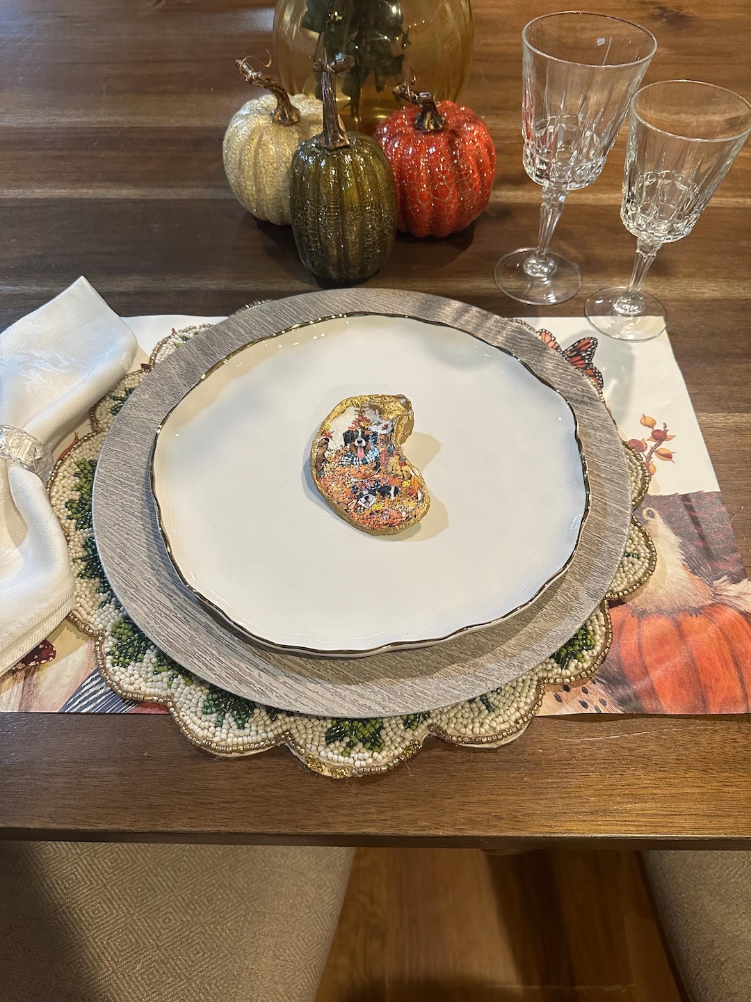 Handcrafted Decoupaged Osyter Shells and Scallop Shells - Etsy