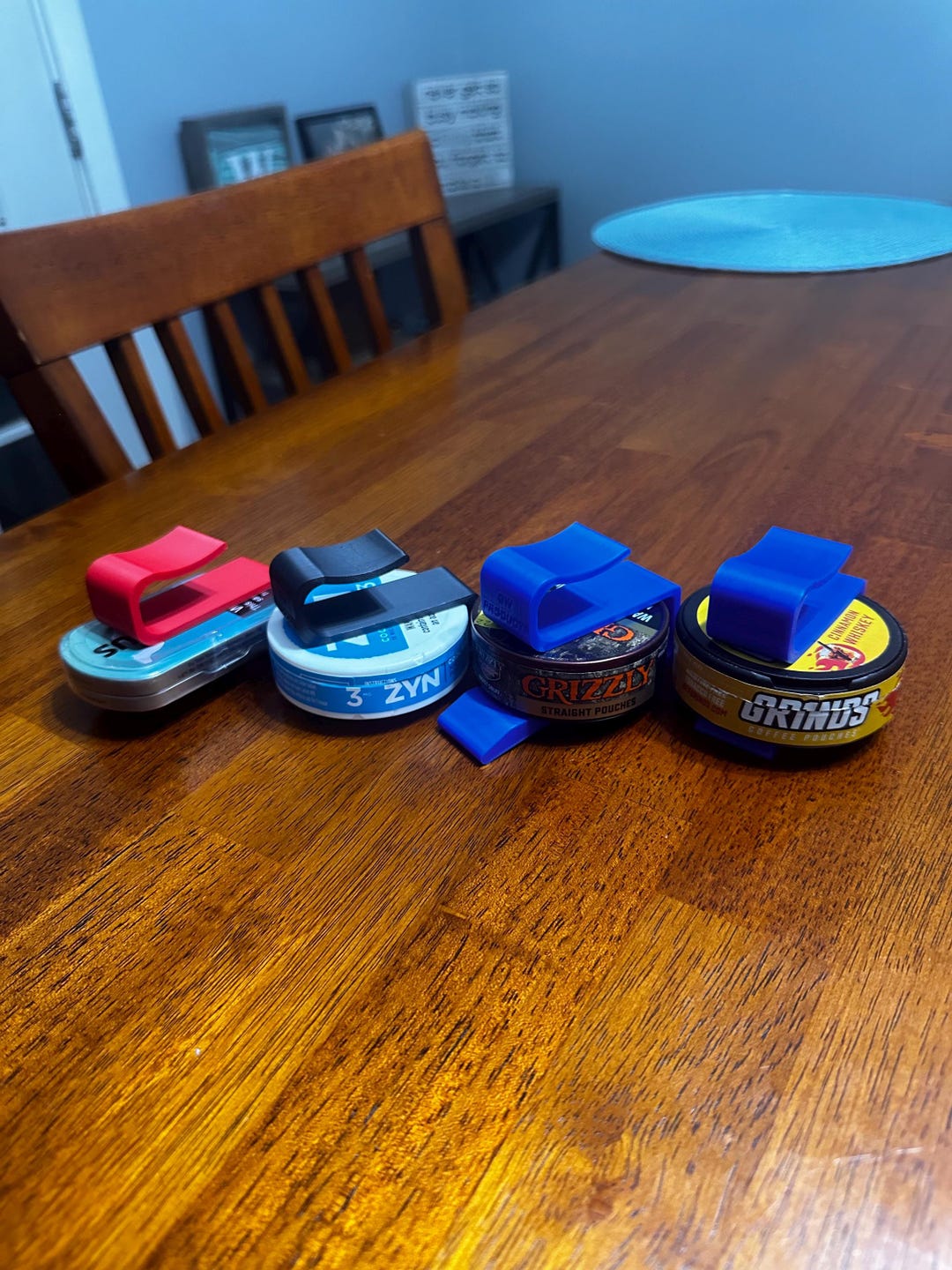 Dip Holder - Grizzly - Grinds - Skoal - Zyn - Snus - Etsy