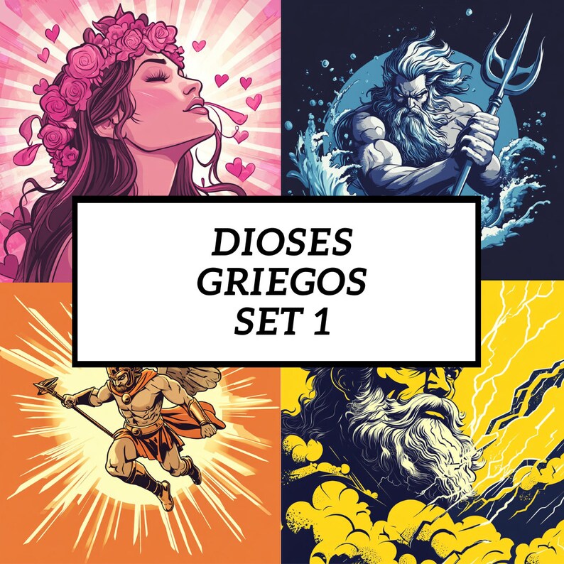 Greek Gods Set 1 - Etsy
