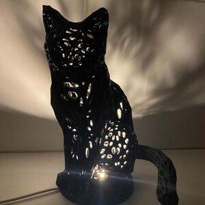 Magical Black Cat Night Light – Cozy LED Lamp for Cat Lovers, Cute ...