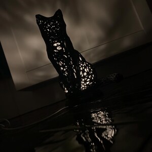 Magical Black Cat Night Light – Cozy LED Lamp for Cat Lovers, Cute ...