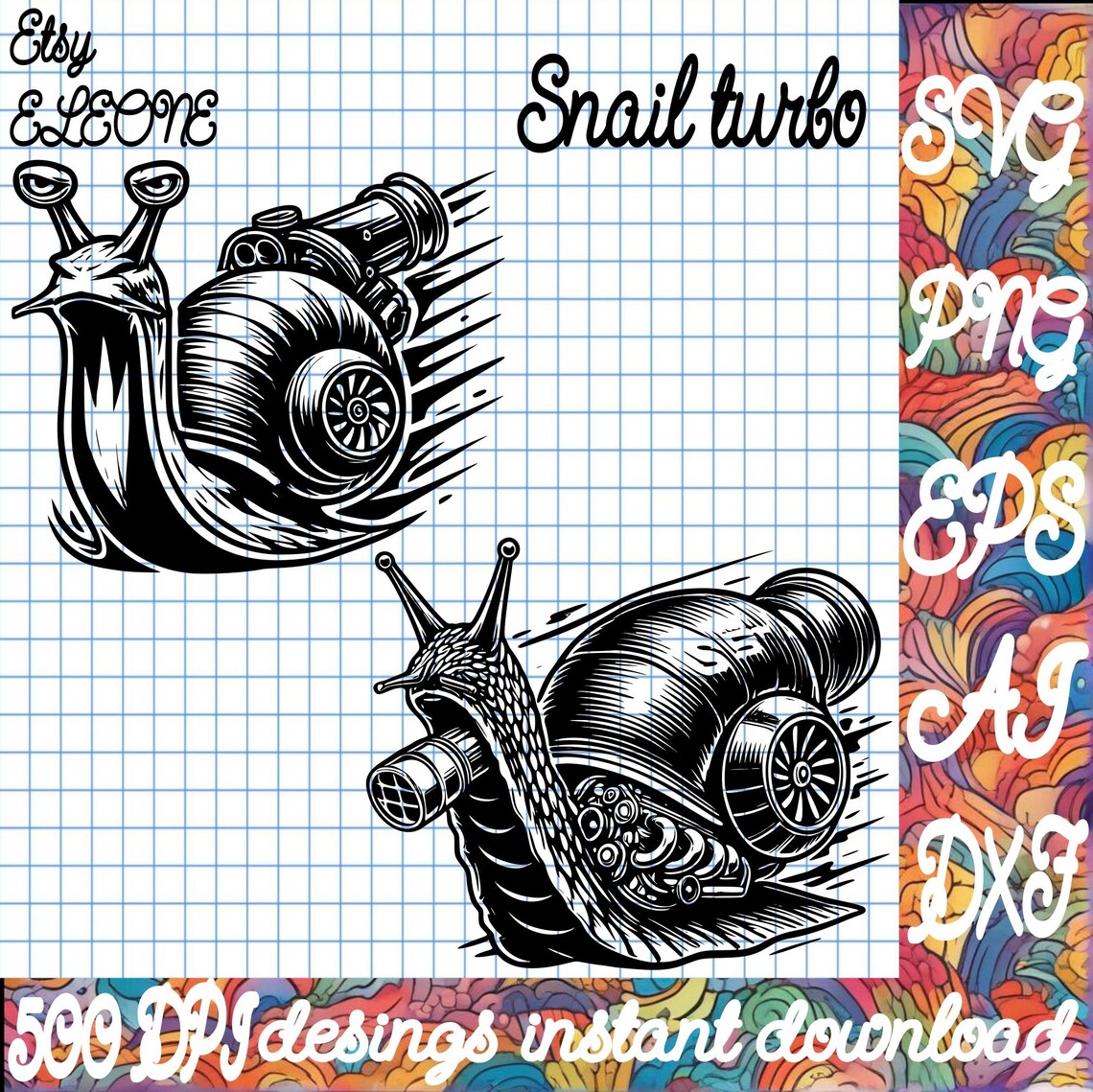 Snail Turbo Charger Logo Svg Design,car Racing,mechanic,motorcycle,auto,car Garage,shop Speed ...