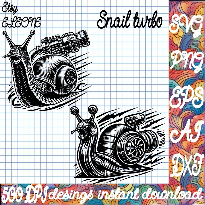 Snail Turbo Charger Logo Svg Design,car Racing,mechanic,motorcycle,auto ...