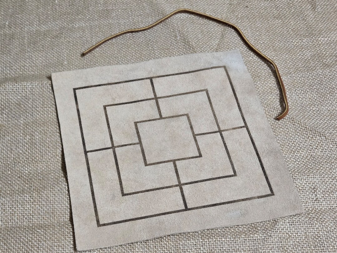 Nine Men's Morris (mill - Historical Game) - Roman, Medieval, LARP - Etsy