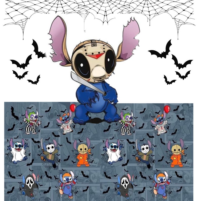 Jason Halloween Stitch Tumbler Wrap - Etsy