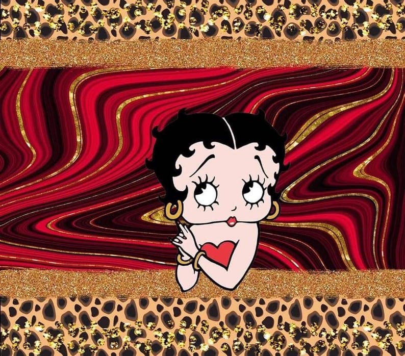 Betty Boop Tumbler Wrap - Etsy