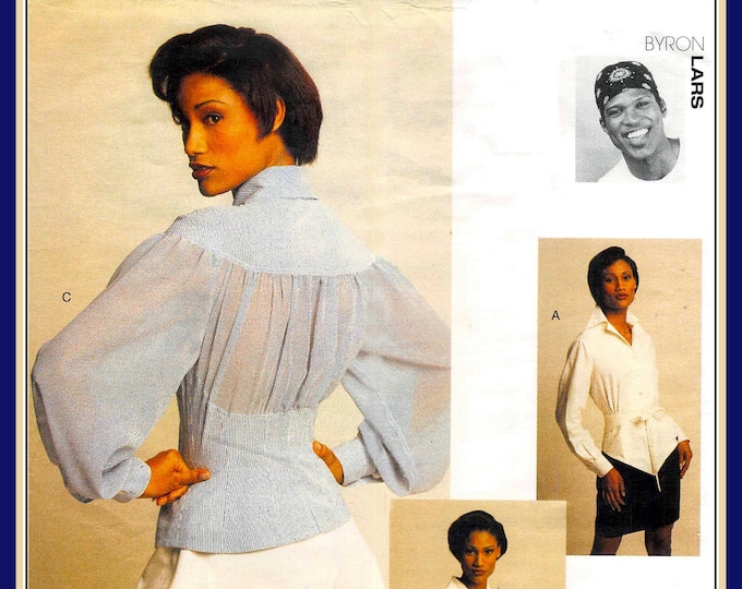 Vintage 1995-DESIGNER BLOUSE Collection-vogue Sewing Pattern-byron Lars ...