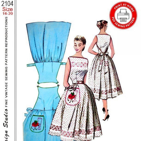 Wrap Apron Pattern - Etsy