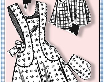 PDF 1900s 1910s Apron Sewing Pattern Digital Download Print at - Etsy