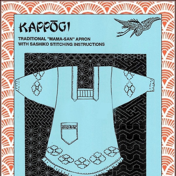 Japanese Apron Pattern - Etsy