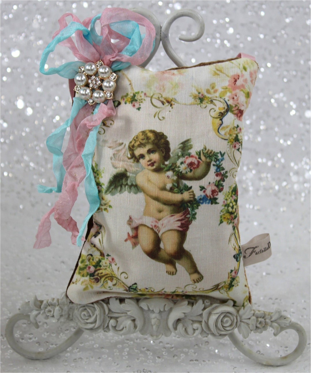 HANGING DOOR Sachet-beautiful Angel-french Lavender Fill- Shabby Chic ...