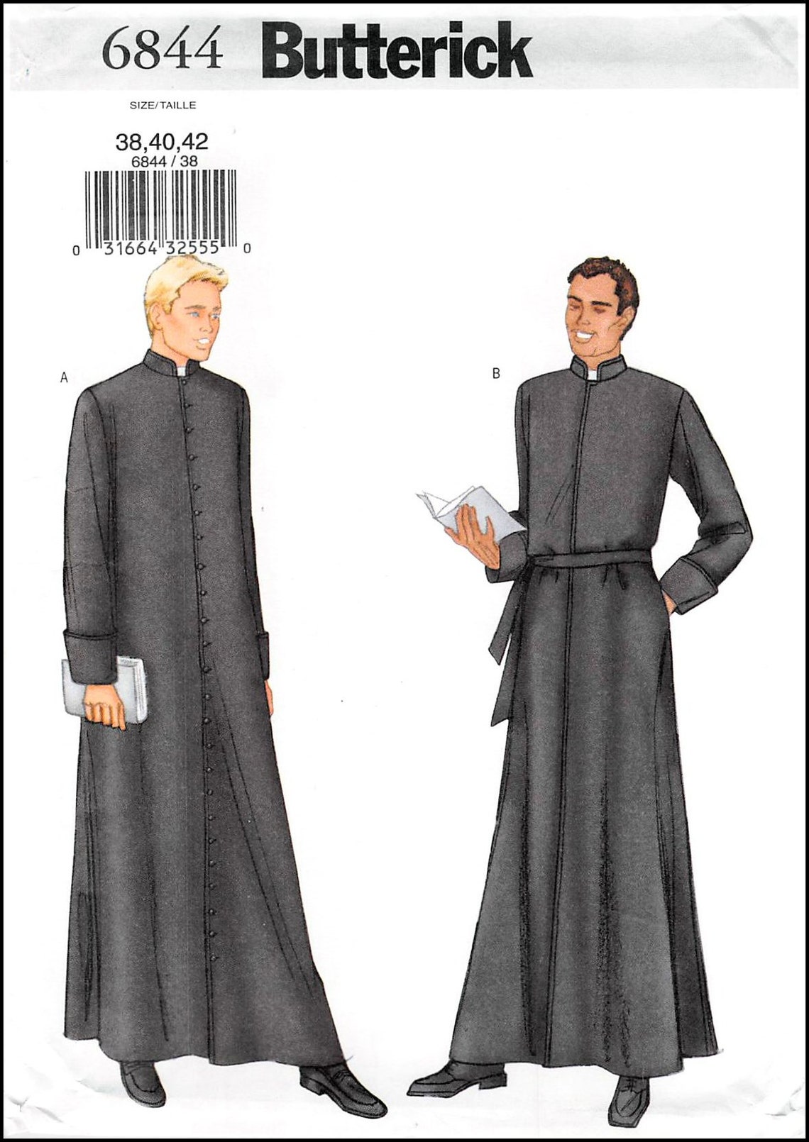 AUTHENTIC RELIGIOUS ROBES Sewing Pattern-2 Styles-loose | Etsy