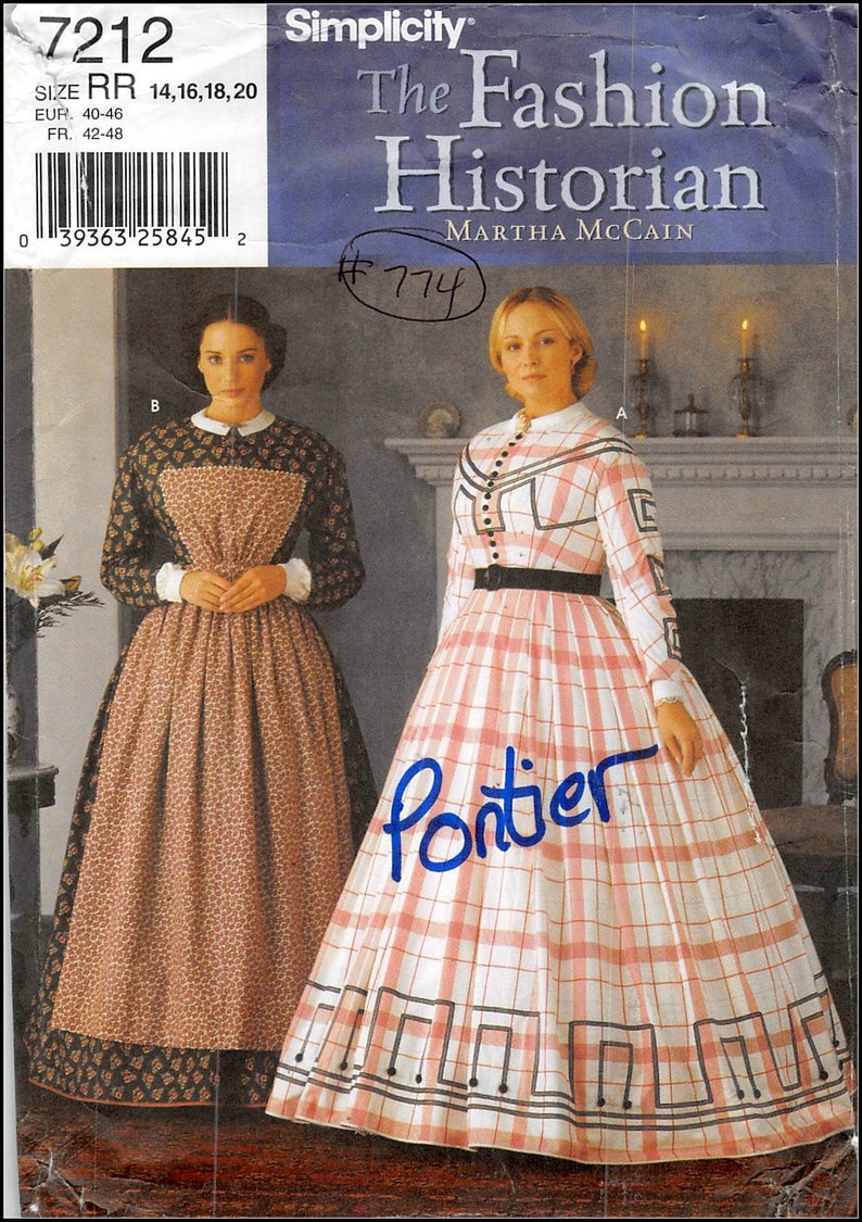 Victorian Ladies Afternoon Tea Gown-designer Sewing Pattern Artistic ...