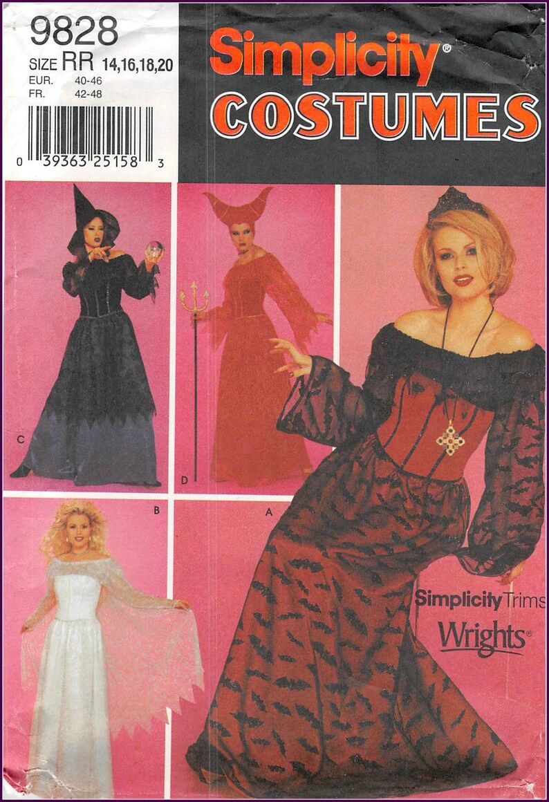 MALEFICENT Headpiece-gown-costume Sewing Pattern-boned Lace-up - Etsy