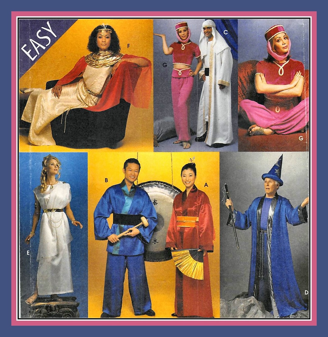 I DREAM of Genie-adult Costume Sewing Pattern-dashing Sheik-cleopatra ...