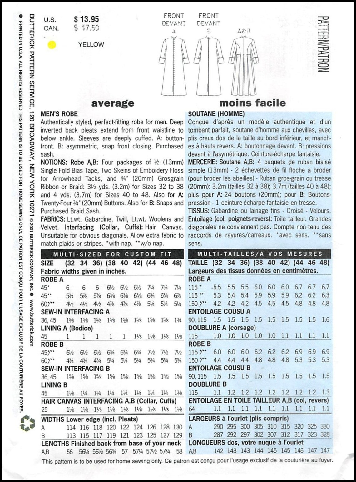 AUTHENTIC RELIGIOUS ROBES Sewing Pattern-2 Styles-loose | Etsy