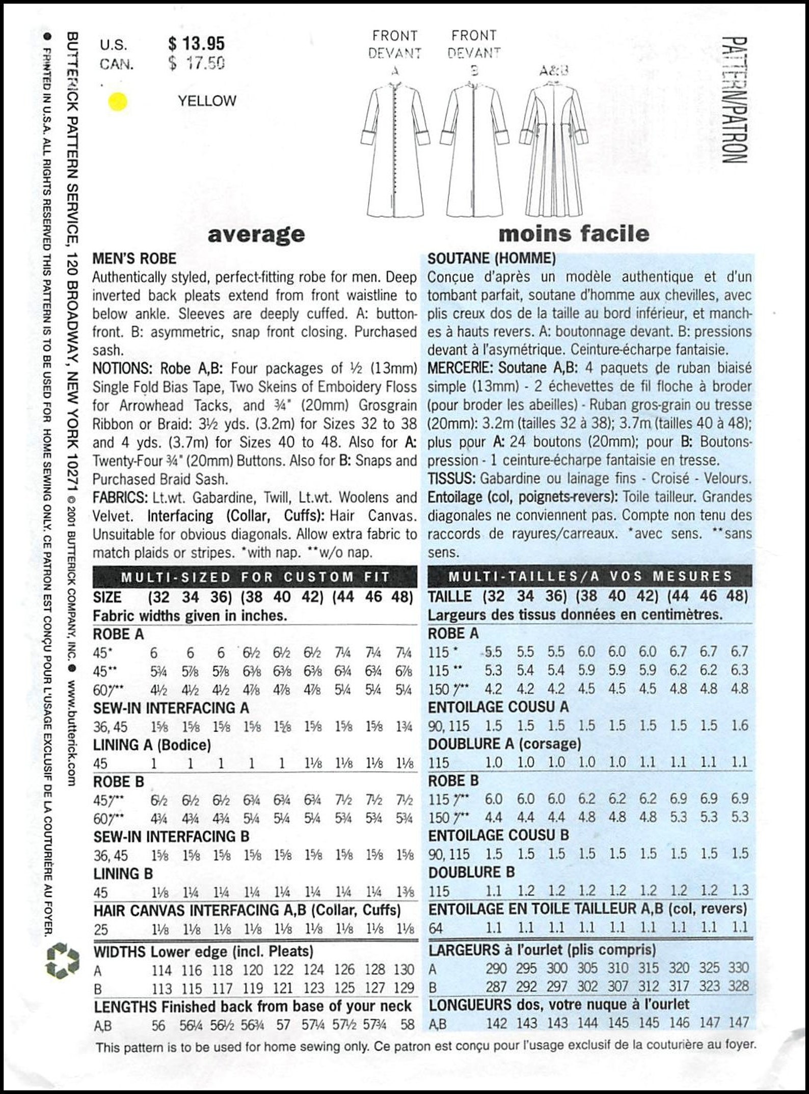AUTHENTIC RELIGIOUS ROBES Sewing Pattern-2 Styles-loose | Etsy