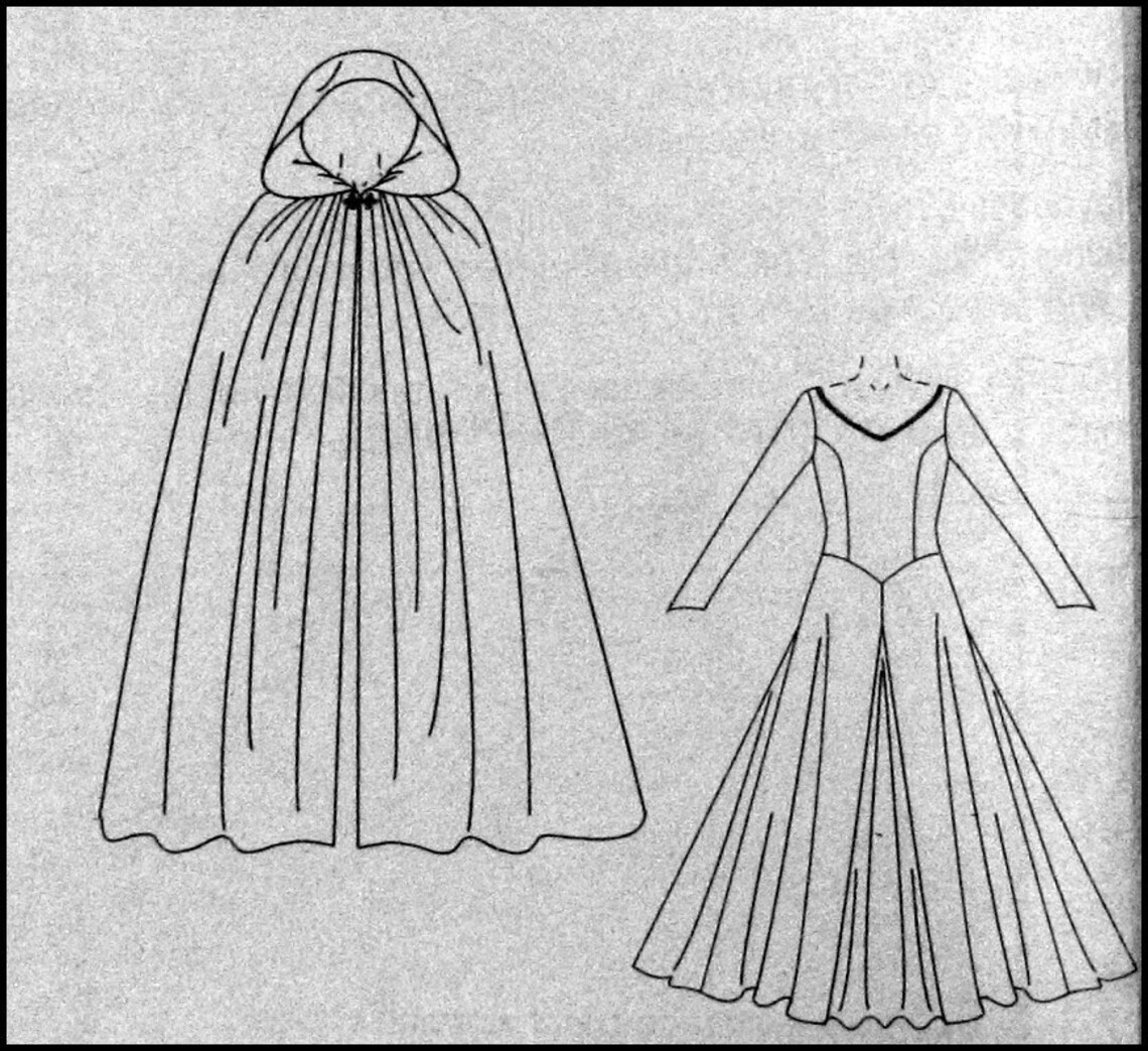 MAID MARIAN Ensemble-costume Sewing Pattern-enchanting Long | Etsy