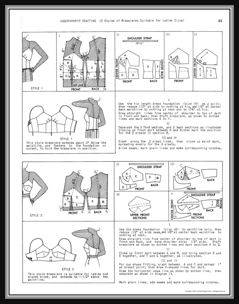 1948-PATTERN DRAFTING & GRADING Ebook-pdf-by M. Rohr-garment - Etsy