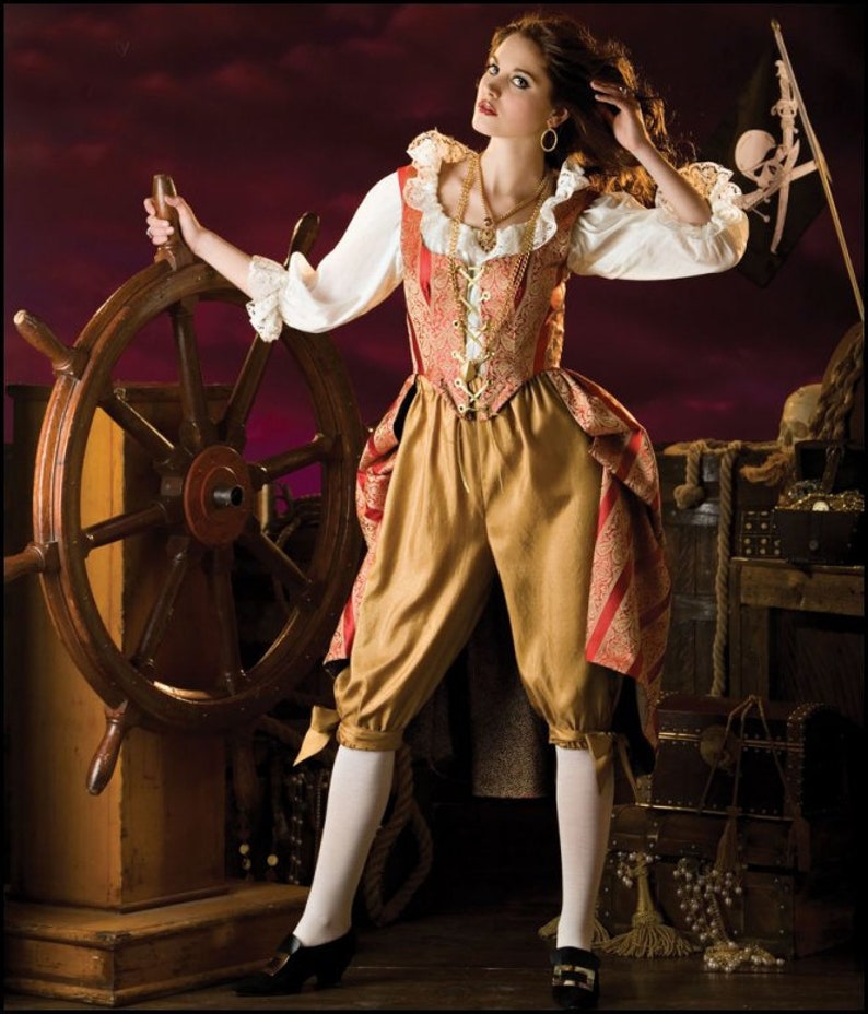 18th Century-dashing LADY Pirate-designer Costume Sewing - Etsy