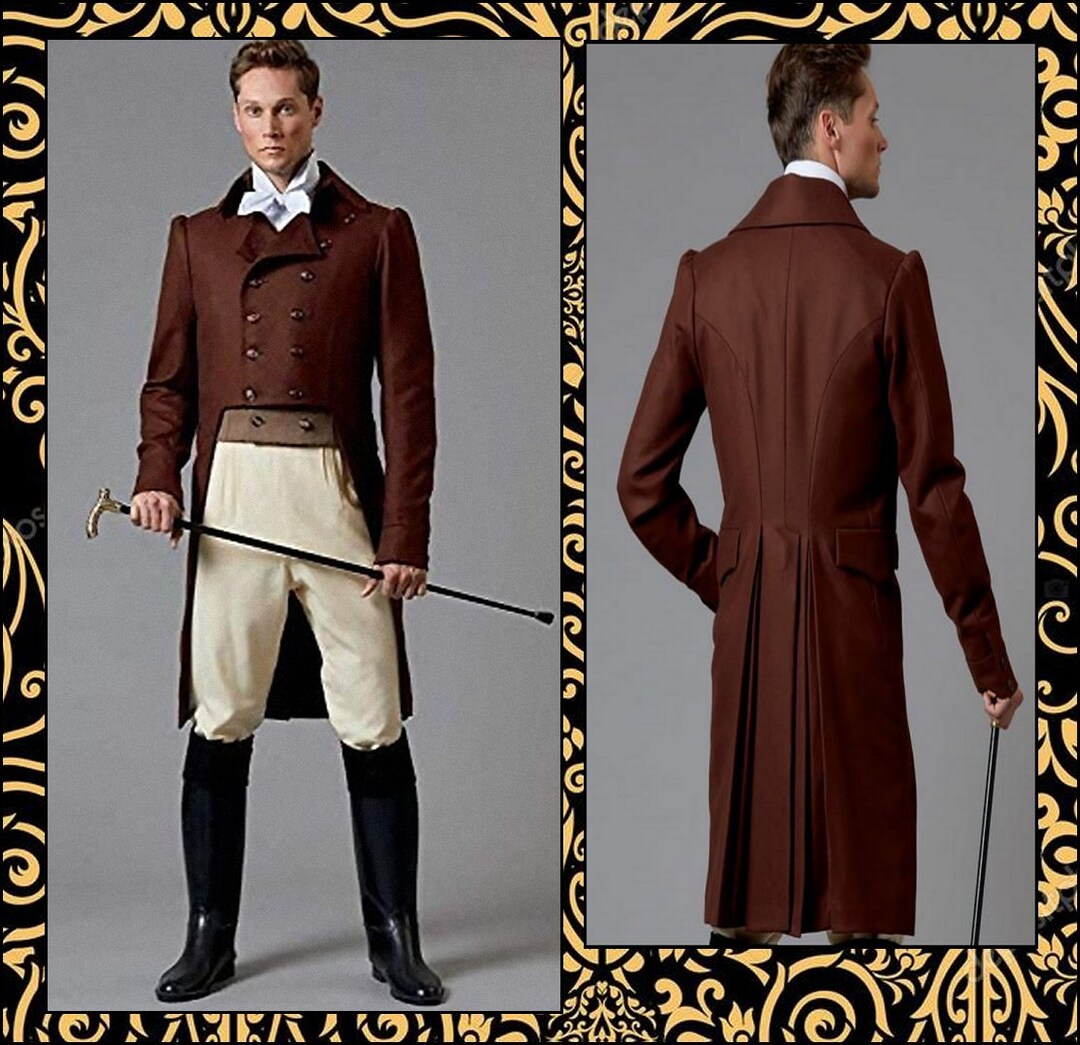 REGENCY TAILORED Jackets-historical Sewing Pattern-four - Etsy